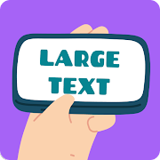 Large Text - Signboard Android app